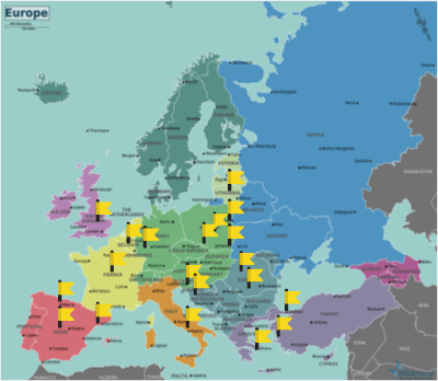 mapa etwinning | Genially