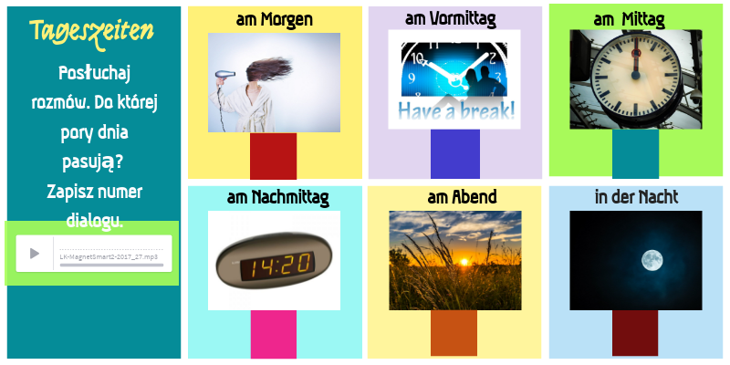 Tageszeiten HV | Genially