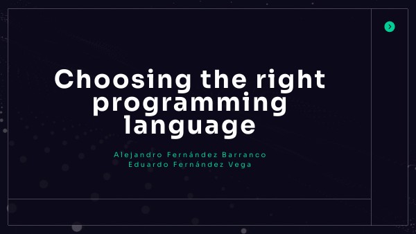 Programming Languages WCS