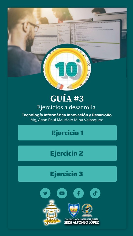 10º - GUÍA #3 Ejercicios | Genially