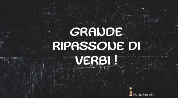 RIPASSO VERBI | Genially
