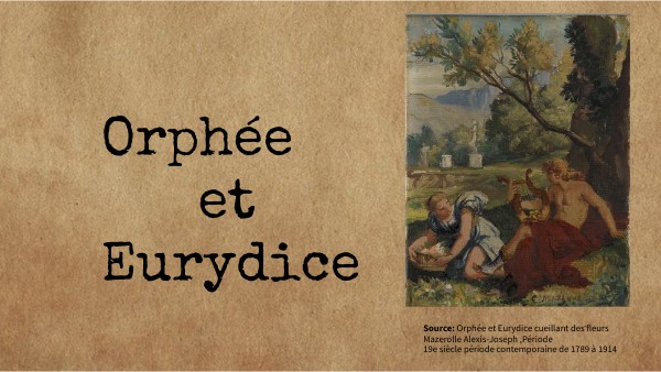Orphée et Eurydice | Genially