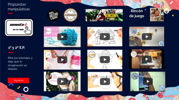 Propuestas 1º y 2º EP Conecta-t aula | Genially