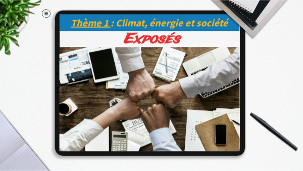 Terminale exposés | Genially