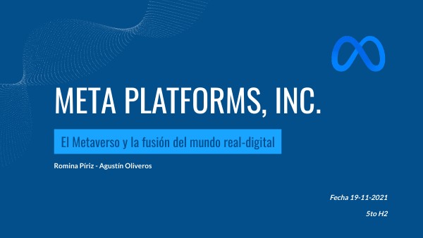 META : por Romina Píriz y Agustin Oliveros | Genially