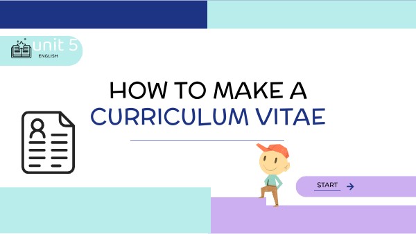 How to make a curriculum vitae
