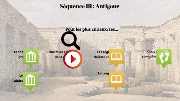 Séquence III : Antigone | Genially