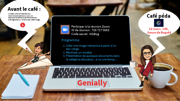 Café pédagogique Genially débutants