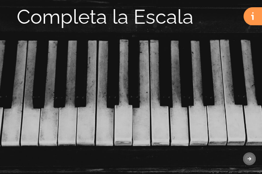 Completa la escala | Genially