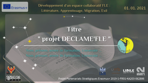 Template DECLAME'FLE | Genially