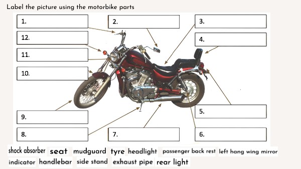 Motorbike parts