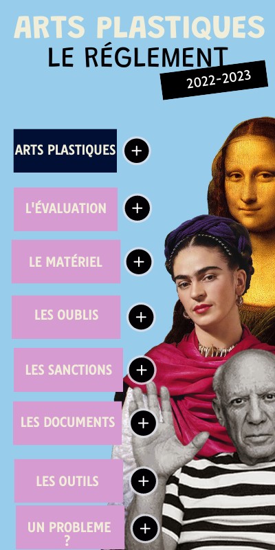 REGLEMENT ARTS PLA | Genially