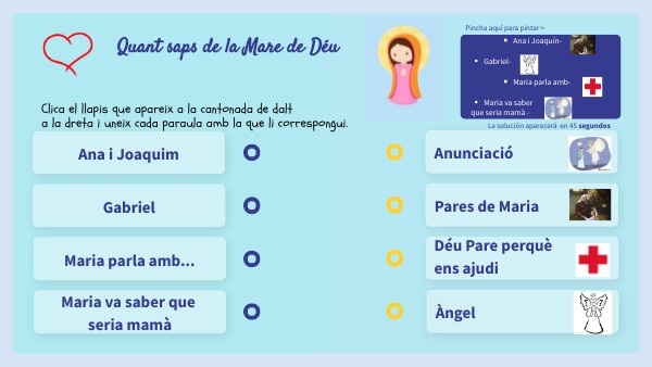 Quant saps de la Mare de Déu | Genially