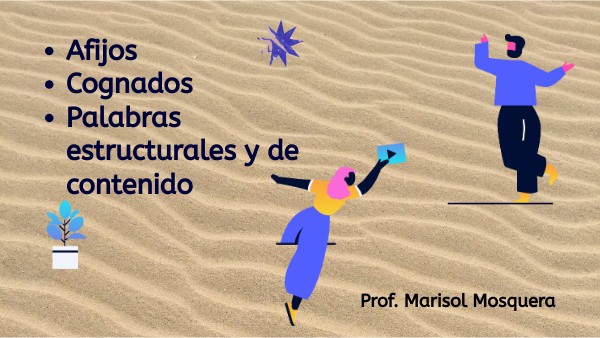 Afijos, cognados y tipos de palabras | Genially