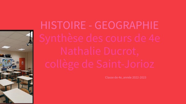 programme 4e | Genially