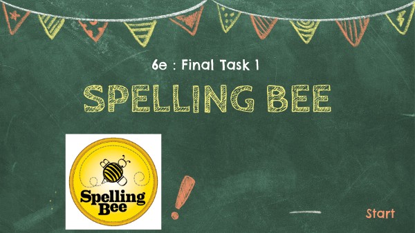 6e FT1 Spelling Bee