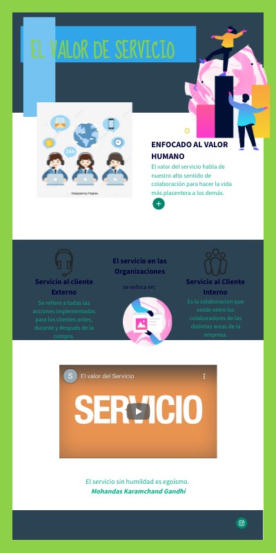 EL VALOR DEL SERVICIO | Genially