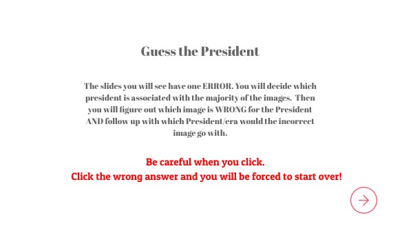 Guess the President