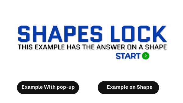 Template SHAPES LOCK