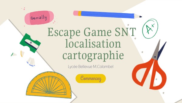 Escape Game SNT : localisation cartographie | Genially
