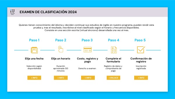 CLASIFICACIÓN - IDIOMAS UTEC