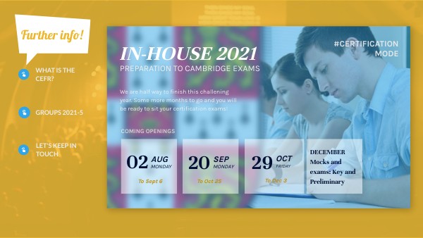 IN-HOUSE CALENDAR | Genially
