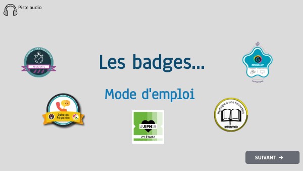 Badges : Mode d'emploi | Genially