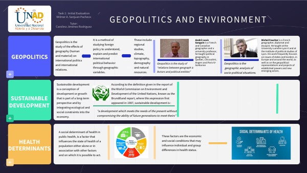 GEOPOLITICS AND ENVIRONMENT