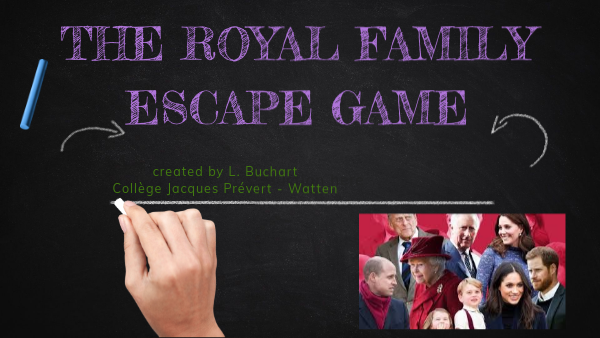 The royal family escape game | Genially