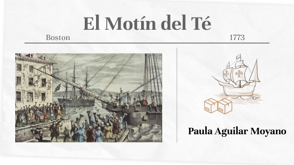 EL MOTÍN DEL TÉ