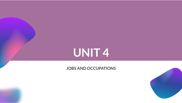 4º - unit 4 | Genially