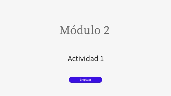 Presentación Modulo 2 | Genially
