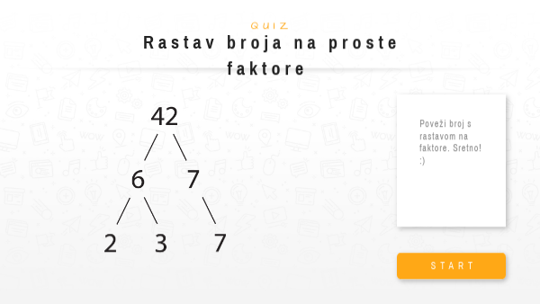 Rastav na proste faktore | Genially