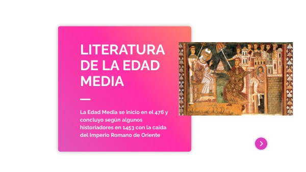 LITERATURA DE LA EDAD MEDIA | Genially