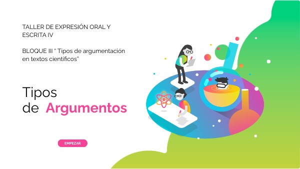 TIPOS DE ARGUMENTOS | Genially