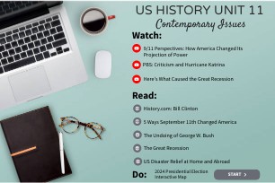 US History Unit 11 Resource Guide