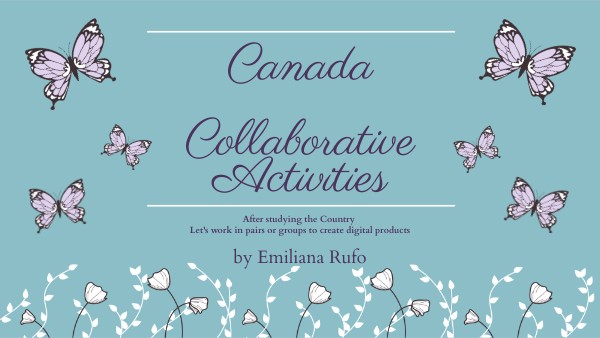 Canada - Collaborative Activities | Genially