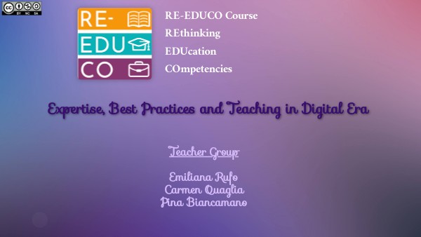 Re-Educo Course: Expertise, Best Practices and Teaching in Digital Era | Genially