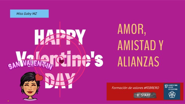 Febrero Valores Amor y amistad | Genially