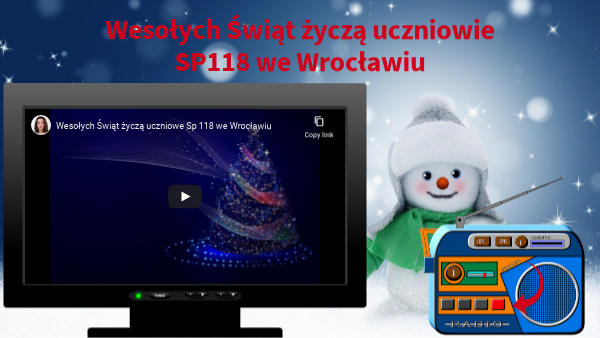 Szkolne kolędowanie SP 118 2020' | Genially