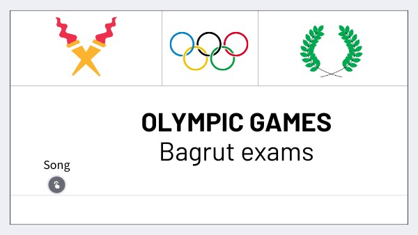 Bagrut- OLYMPIC GAMES PRESENTATION | Genially