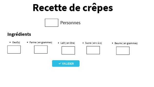 Recette de crêpes (Modèle) | Genially