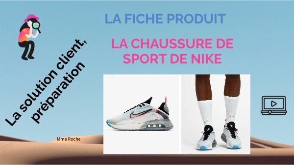 La fiche produit de NIKE | Genially