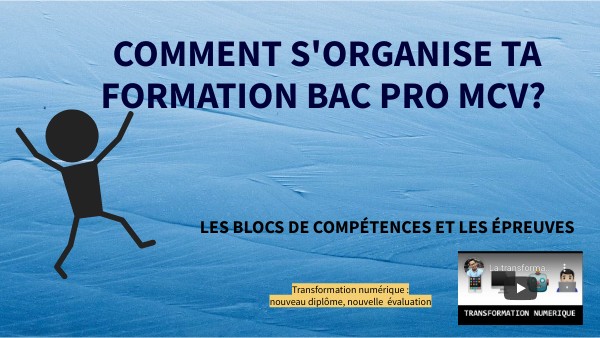 Bac pro MCV présentation élèves | Genially