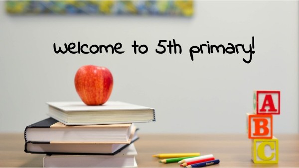 5th primary first day!