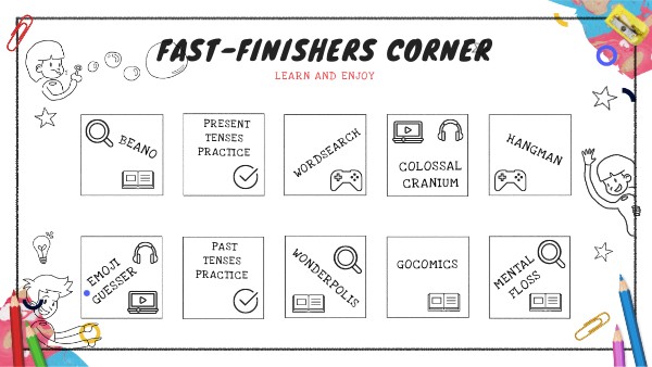 Fast-finishers corner - 3rd ESO | Genially