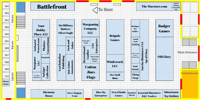 CW18 Posted Exhibitor Map