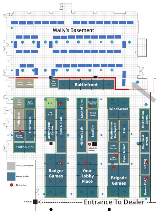 CW23 Exhibitor Map