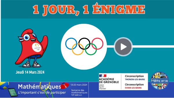 C1 - Accueil - 1 jour, 1 énigme SDM 2024 (Cycle 1) | Genially