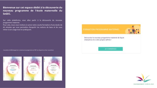 Programme de l'école maternelle | Genially